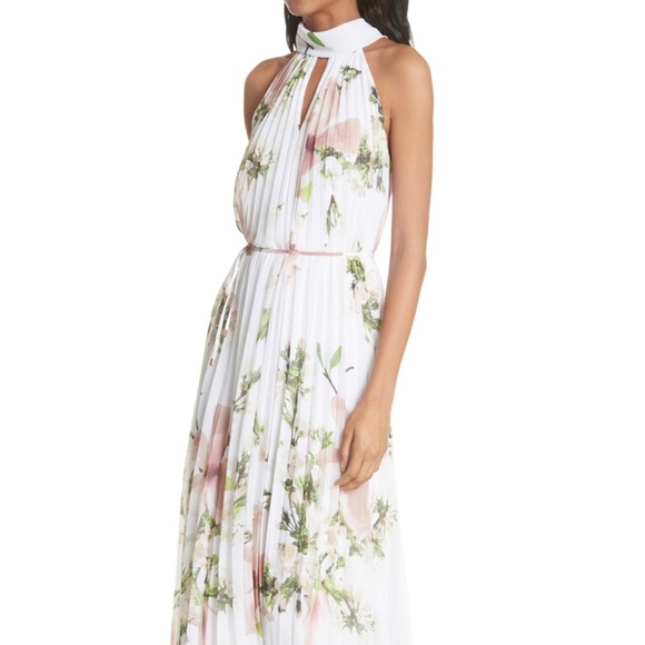 Ted Baker London | Dresses | Harmony Fine Pleat Maxi Dress In Women | Poshmark